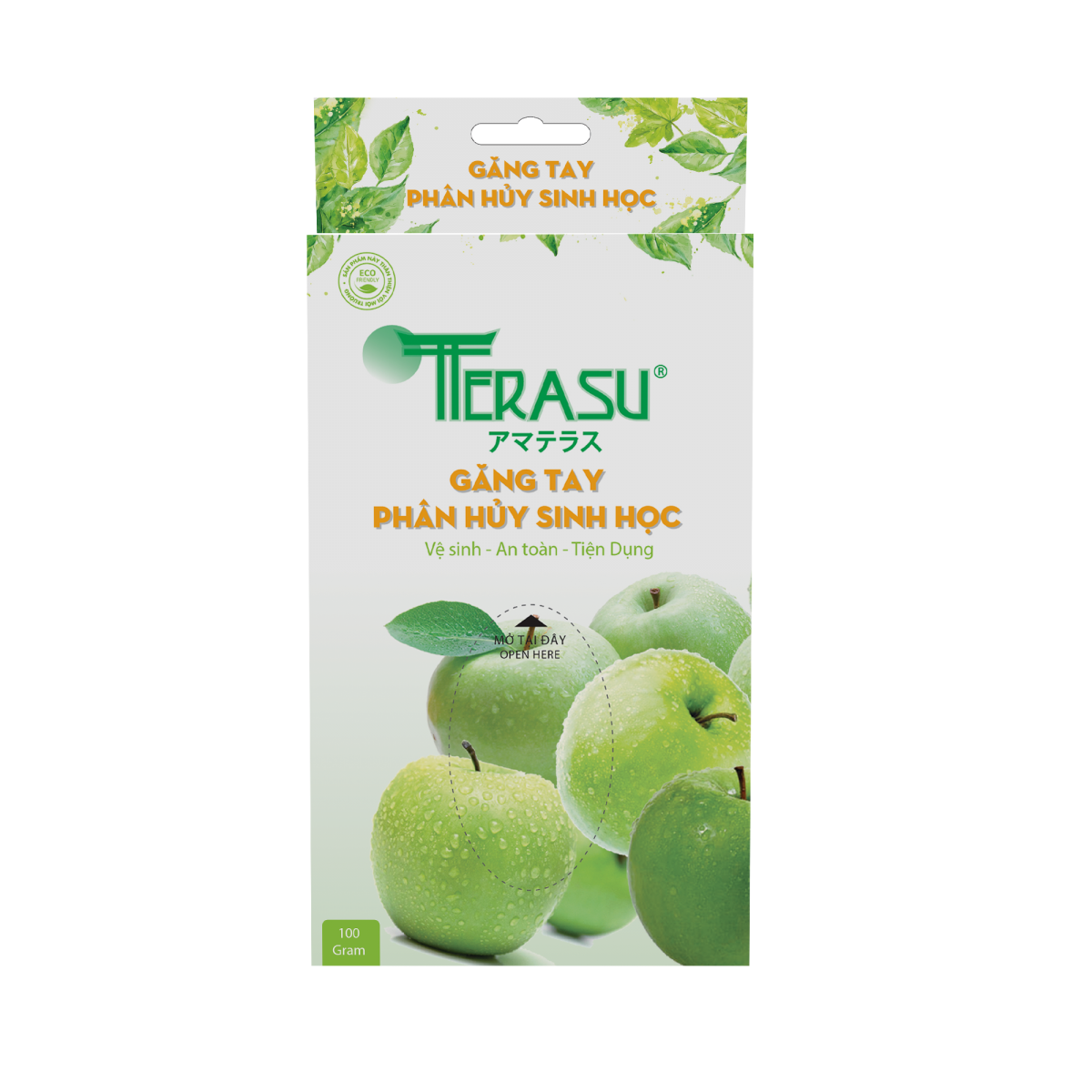 Găng tay THSH TERASU (60 cái/hộp) (quả táo) (100g/hộp) | CÔNG TY CỔ PHẦN STAVIAN PHÂN PHỐI